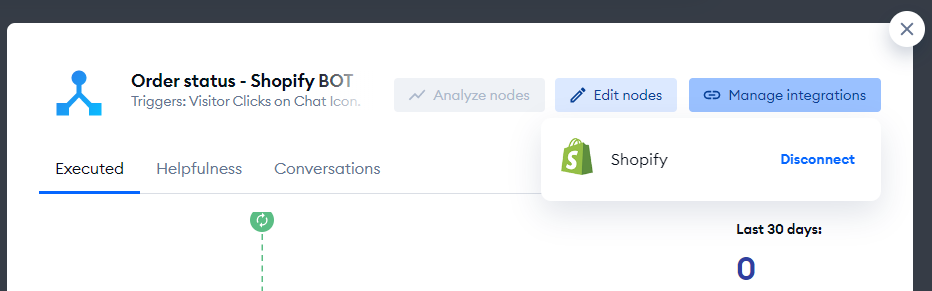 Re-integration guide for Tidio Bot App users on Shopify – Tidio