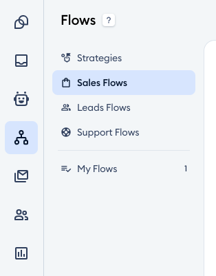 The Flows Section – Tidio