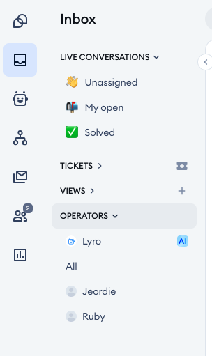 The Inbox - A powerful interface for managing your Conversations – Tidio