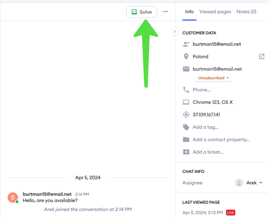 Integration with Salesforce – Tidio
