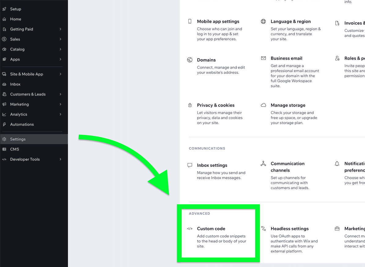 Install Tidio on Wix – Tidio