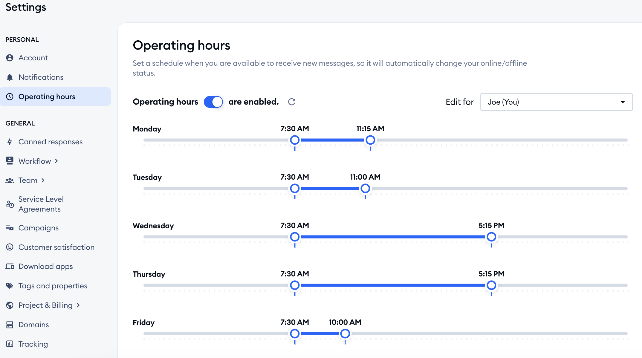 Start using the Tidio panel – Tidio
