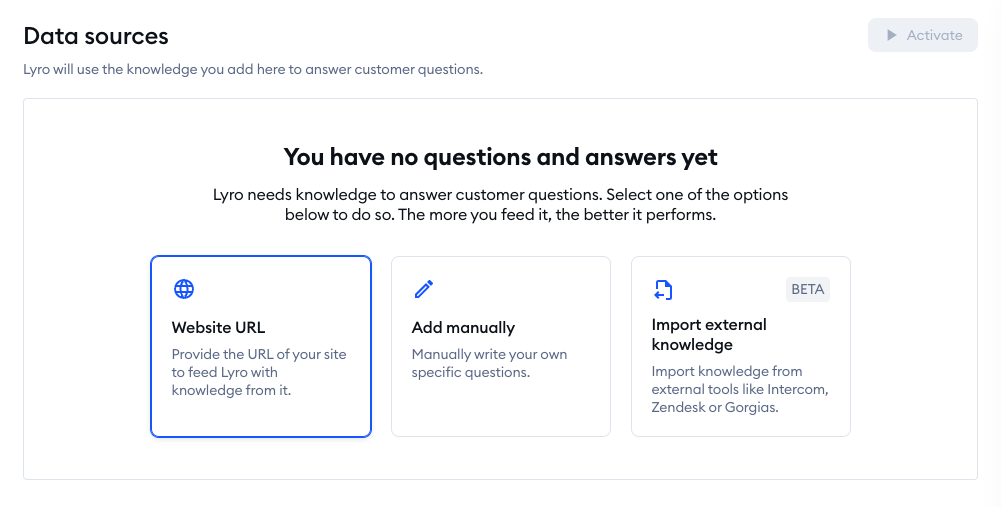 Lyro - a quick setup – Tidio