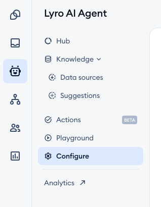 Lyro Guidance – Tidio