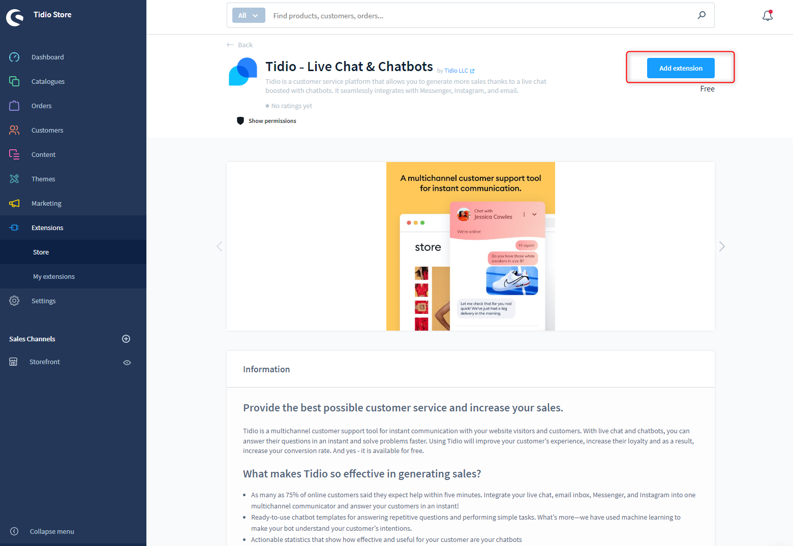 Install Tidio on Shopware – Tidio