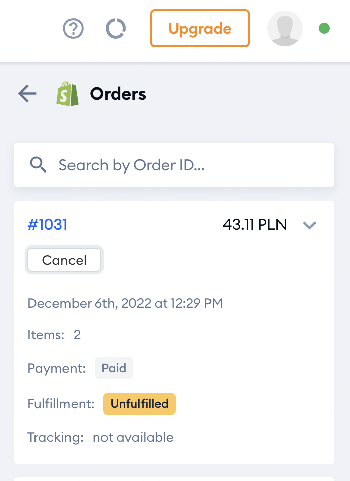 Manage Shopify Orders – Tidio