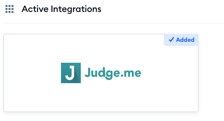 Integration with Judge.me – Tidio