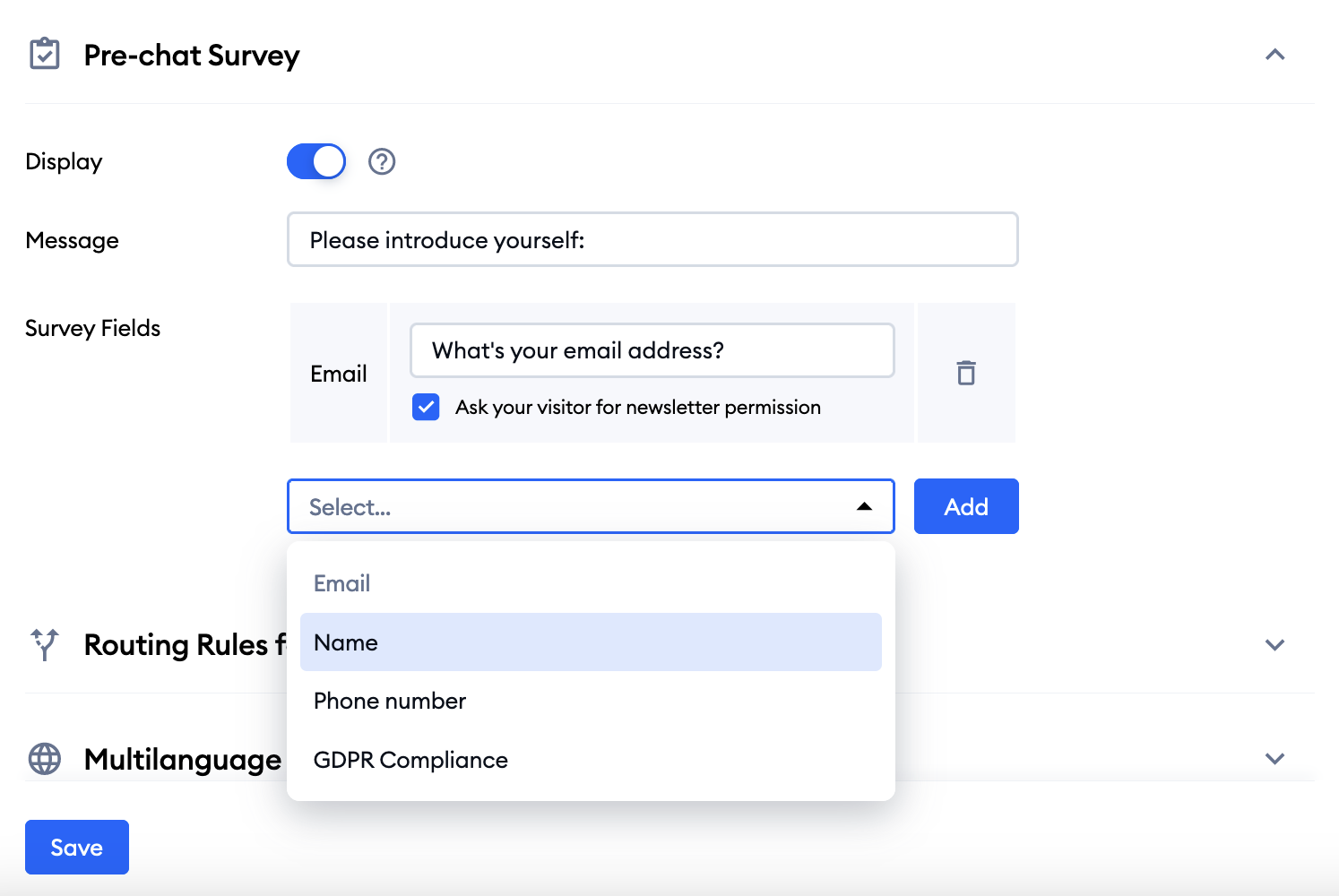 Customize Your Chat Widget – Tidio
