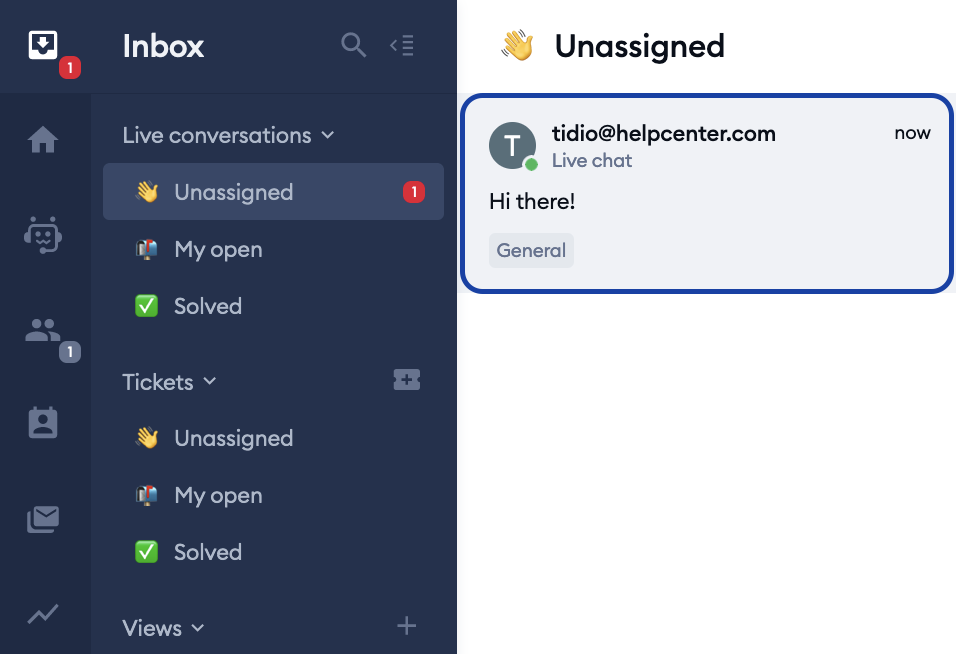 Start Using the Tidio Panel – Tidio